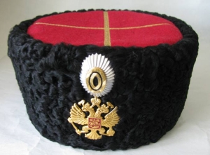 WW1 Imperial Russian Officer's Visor Cap Russian WW1 Papakha
